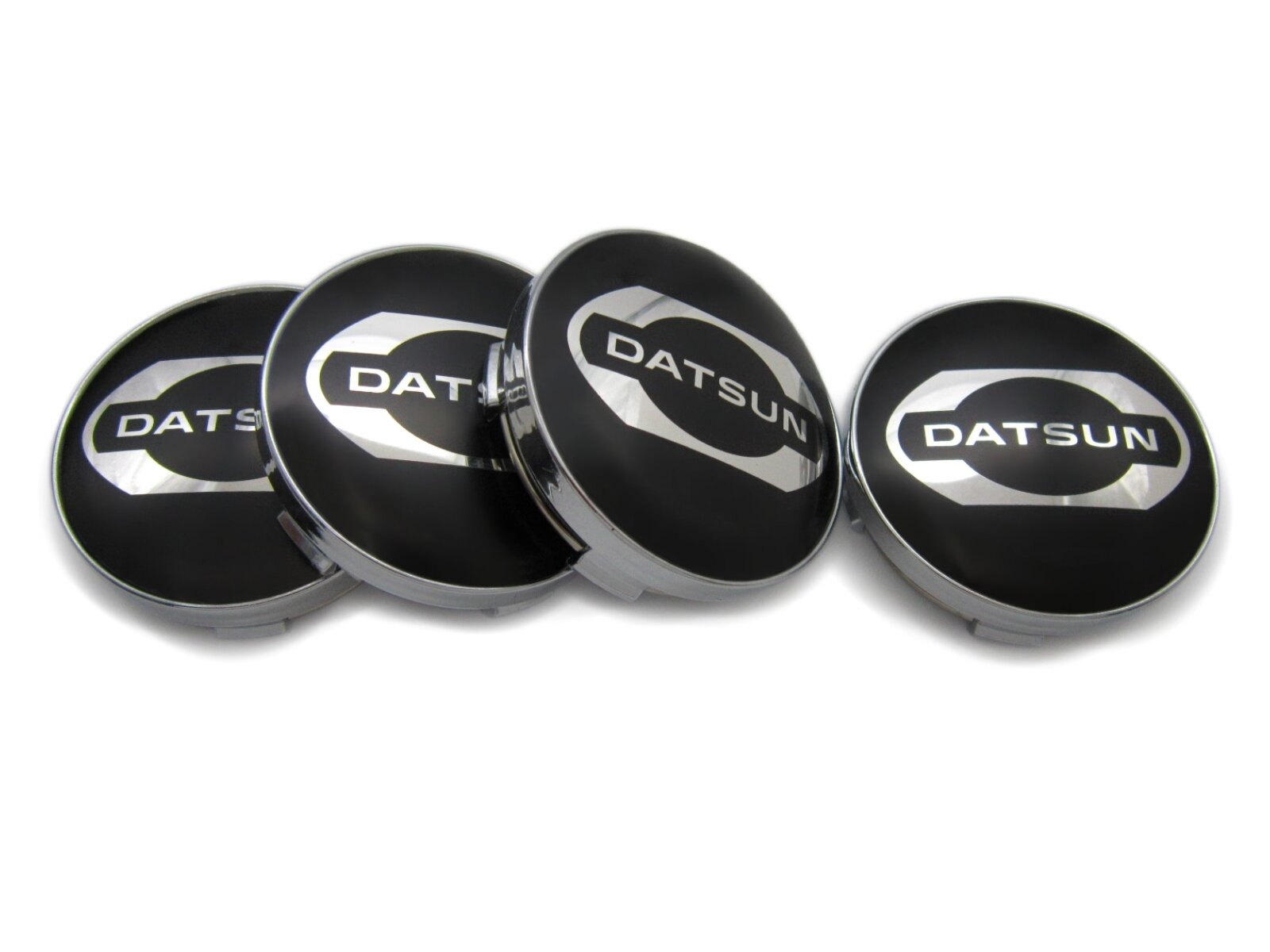 Колпачки, заглушки на литые диски Datsun 60/56 мм, комплект 4 шт.