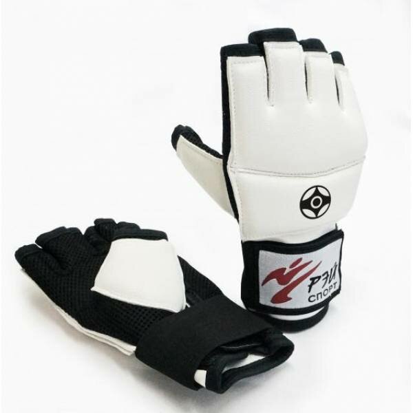 Перчатки для киокусинкай карате, на липучке иск кожа (M) Б2701ИС