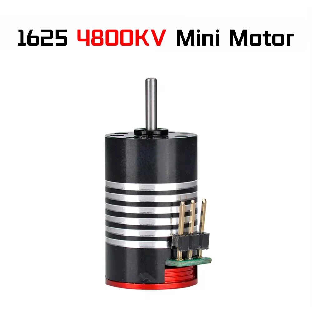 Бесщеточные двигатели 1625 для радиоуправляемых автомобилей Mini-Q 4800kv black