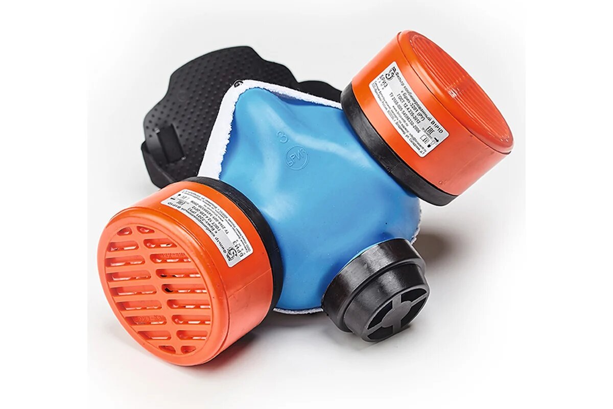 Бриз 3201 РУ фильтрующий респиратор A1B1E1K1P1R1 R D 500604002 защита органов дыхания