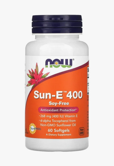 Now Sun-E-400 IU, 60 softgels