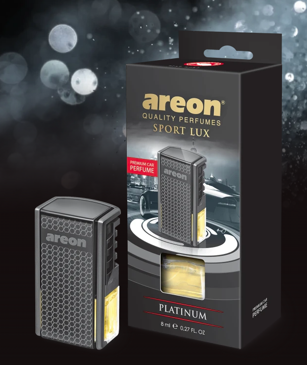 Ароматизатор для автомобиля AREON PLATINUM на дефлектор печки ,8мл парфюм