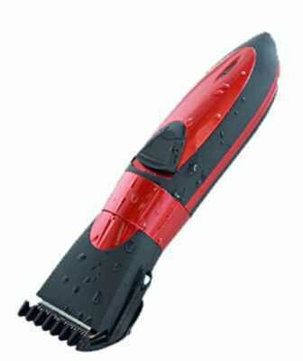 Машинка для стрижки волос аккумуляторная Бердск Э. ЭМ.001. АБ влагозащищенная красная. черная
