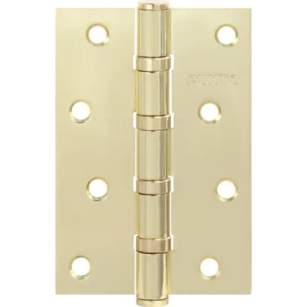 Петля Punto (Пунто) универсальная IN4100U (4B 100х70х2.5) матовое золото