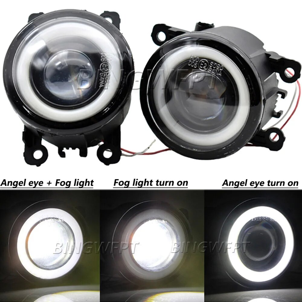 Для Honda Pilot 2012 л V6 2013 2014 2015 2 шт. искусственная противотуманная фара в сборе «ангельские глазки» противотуманная фара дневные ходовые аксессуары 12 В