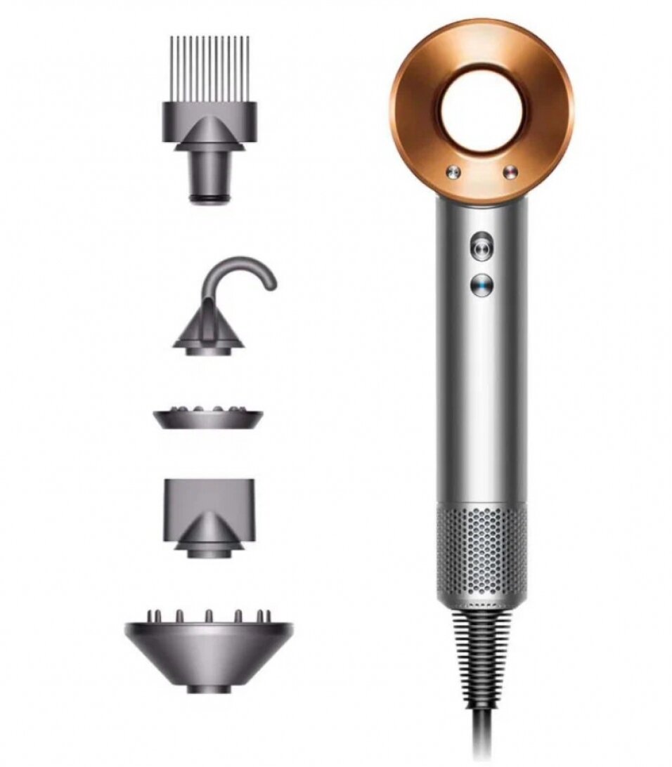 Фен Dyson Supersonic HD07, Nikel / Copper