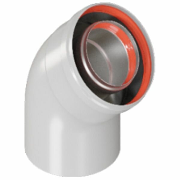 Отвод промежуточный раструбн. 45 гр. ROMMER RCA-6010-000045 60/100