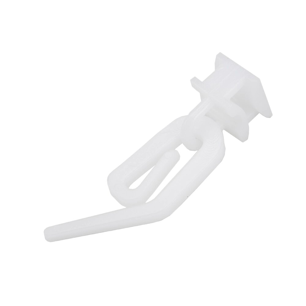 Крючок-улитка с бегунком NEODECO, белые, пластик, 50 штук в упаковке