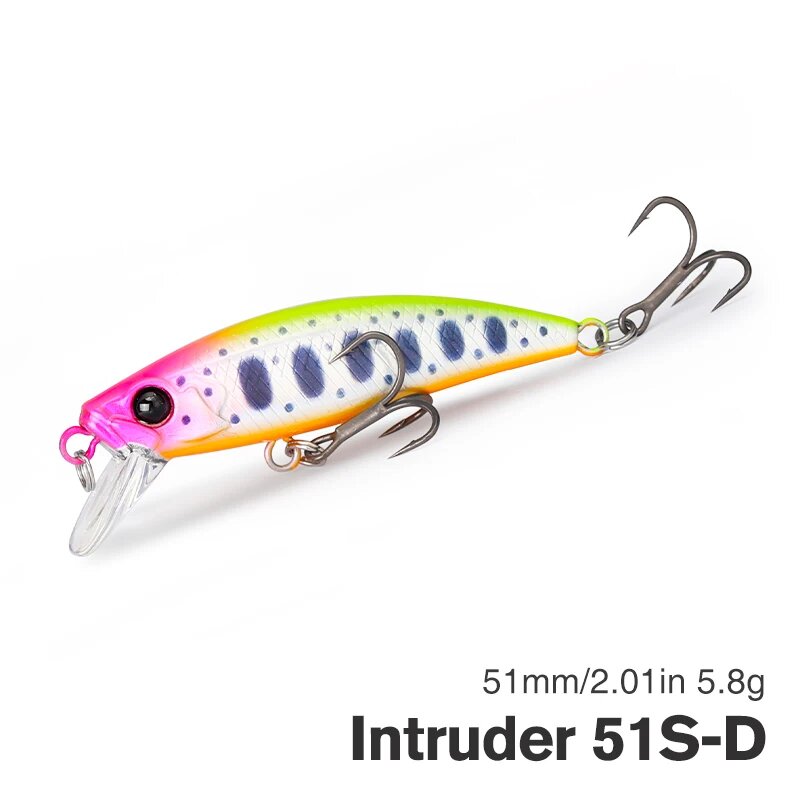 TSURINOYA Intruder 51S-D, 51мм, 5.8г, наживка