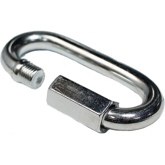 Карабин Море-метизов АРТ 9077 винтовой для соединения цепей А4, 5 мм, 5 шт KARABVINА4А455М