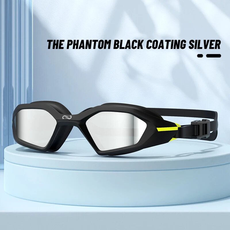 COPOZZ Профессиональные очки для плавания VISTEX Черный, mirror bk silver
