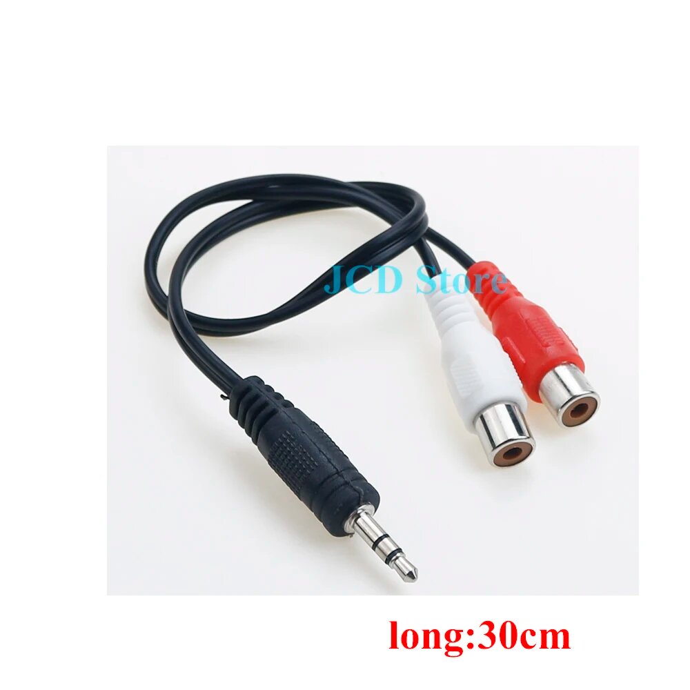 Аудио кабель 3.5 мм - RCA, Цвет: N0.11, 30 см