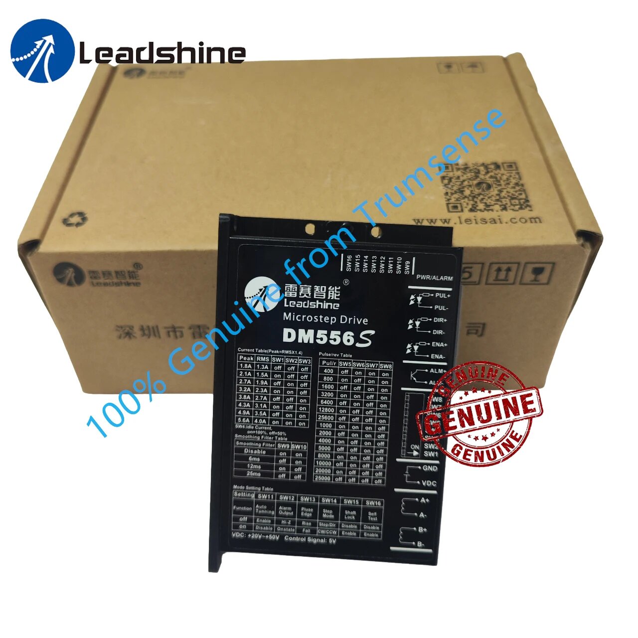 Подлинный привод шагового двигателя Leadshine DM556S обновленный от старого Leadshine DM556S с лучшей функцией защиты от помех