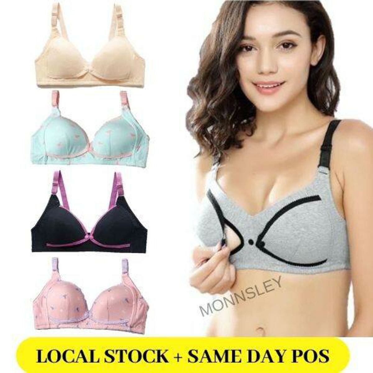MONNSLEY Модный дышащий комфортный женский бюстгальтер для кормления грудью для беременных и кормящих матерей Menyusu Mengandung