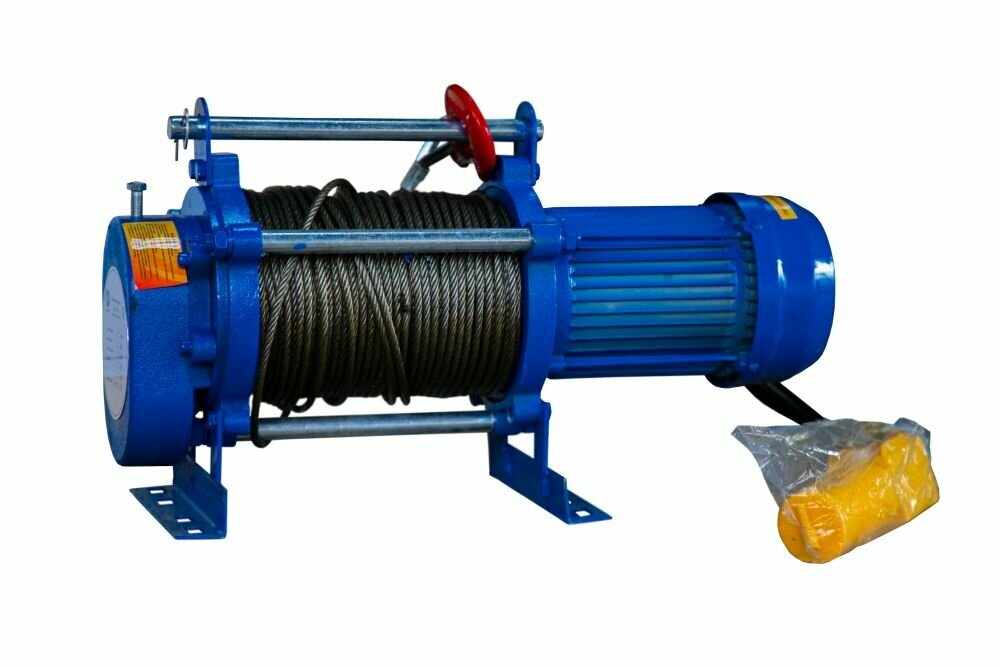 Лебедка TOR ЛЭК-500 E21 (KCD) 500 кг 220 В с канатом 100 м (T), шт