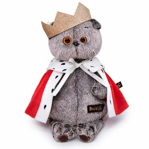 Budi Basa Мягкая Игрушка Кот Басик-царь (22см, в подарочной коробке) Ks22-159