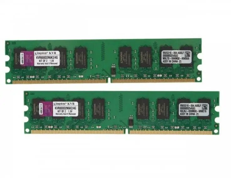 Оперативная память Kingston 4Gb PC2-6400 Reg DDR2 KVR800D2D4P6/4G
