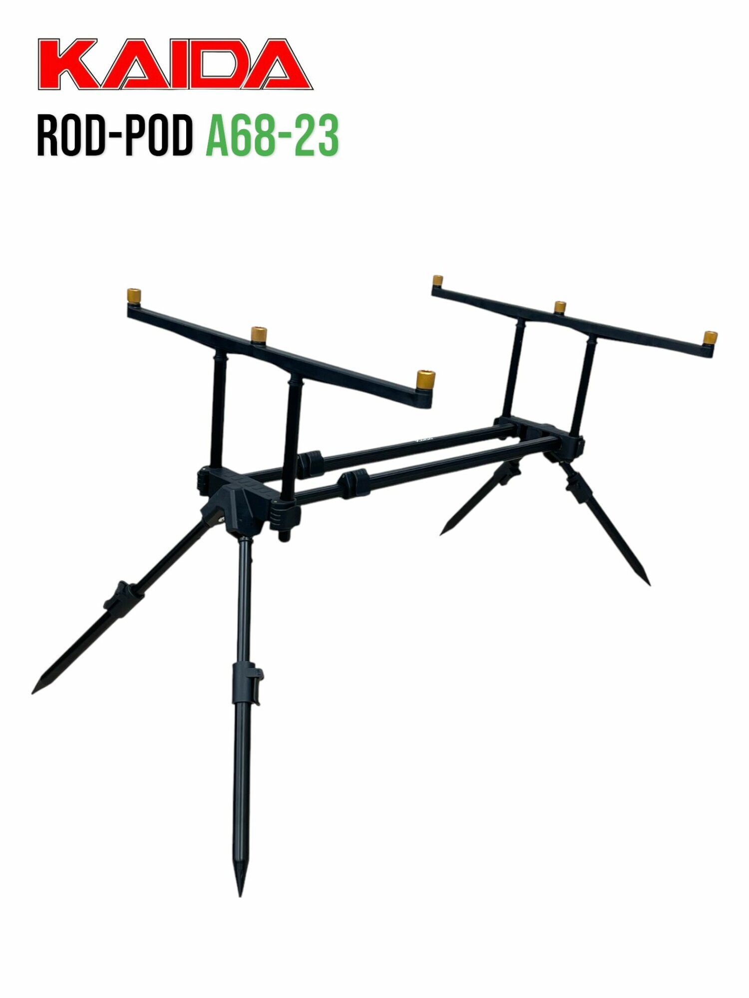 Род под Kaida A68-23 на 3 удилища, подставка для удочки в чехле