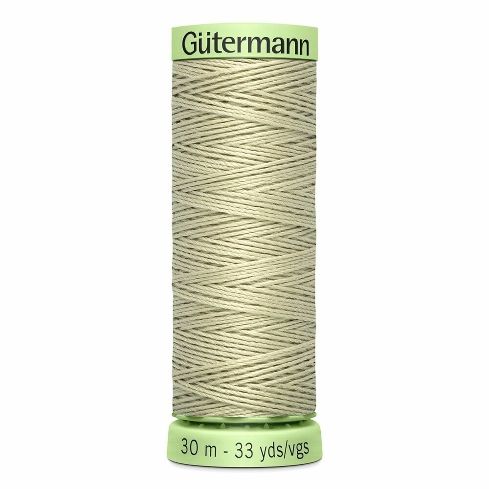 Декоративная нить Gutermann Top Stitch 30/30 м для декоративной отстрочки, 100% полиэстер, цвет 5 желтовато-серый, 5 шт (3)