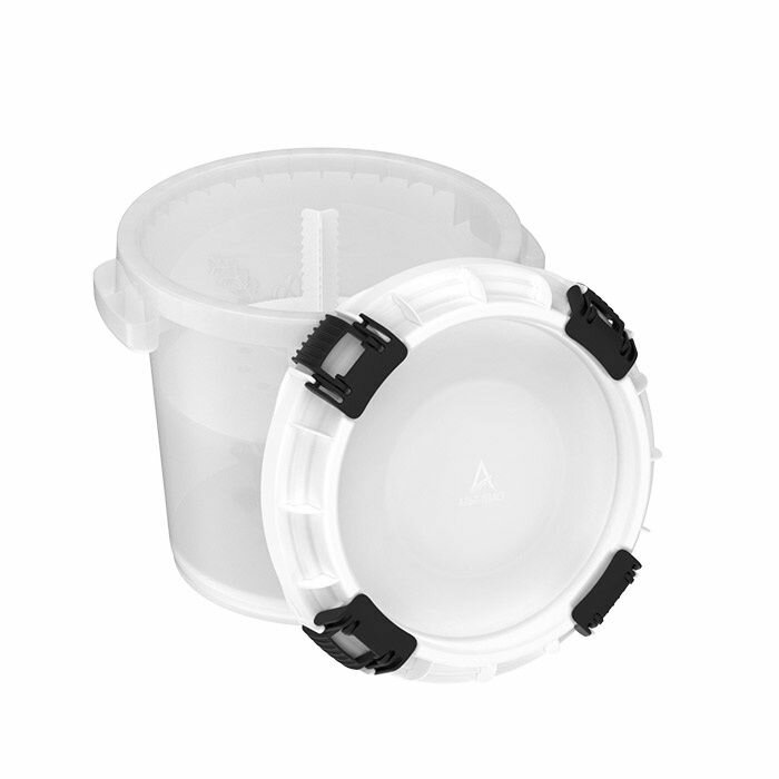 Пищевая бочка Альт-Пласт для засолки, пластик, с гнетом и герметичной крышкой, 10 л (АП 570)