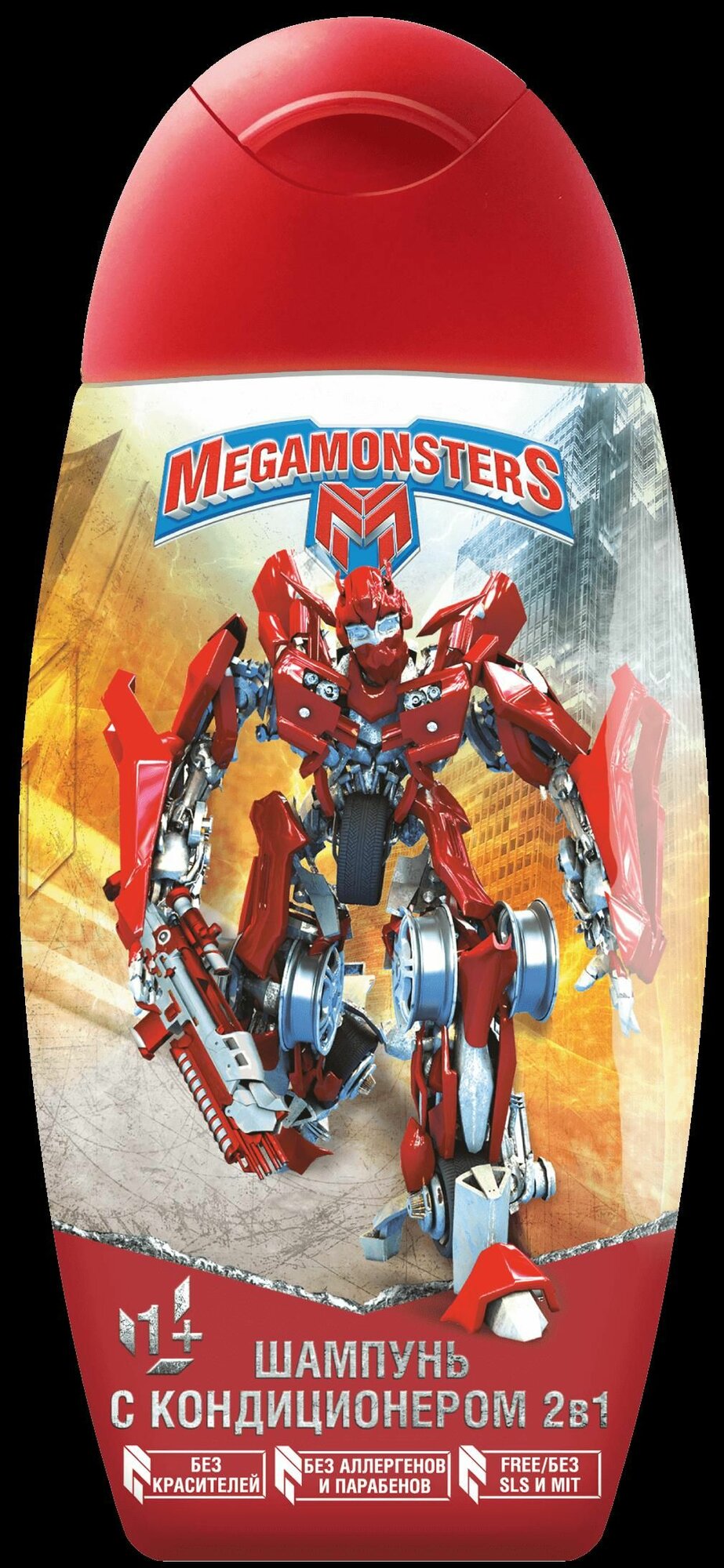 Шампунь мегамонстры 2 в 1 для детей, с кондиционером, 300 мл
