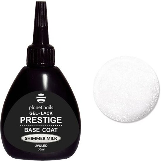 Гель-лак для ногтей Planet Nails , PRESTIGE тон BASE SHIMMER MILK, 30 мл