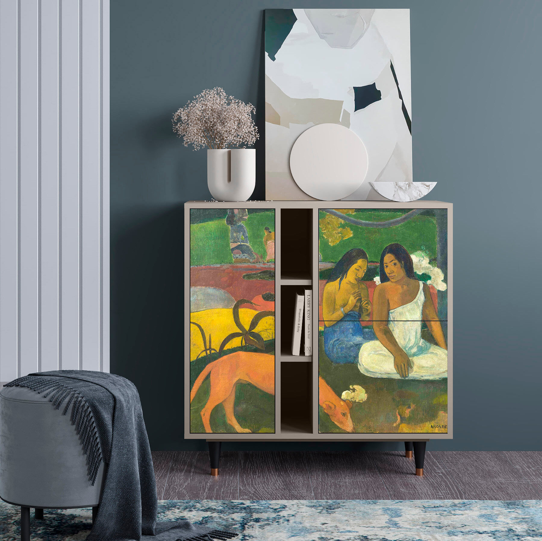 Комод - STORYZ - BS5 Arearea by Paul Gauguin, Размер - 94 x 96 x 41 см, Цвет корпуса - , Сатин