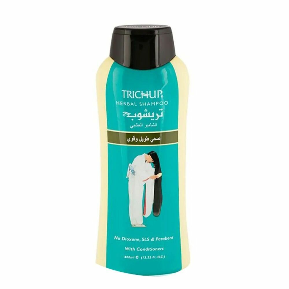 Trichup Herbal Shampoo HEALTHY, LONG & STRONG Vasu индия / Тричуп Шампунь здоровые длинные И сильные Васу, 400 мл.