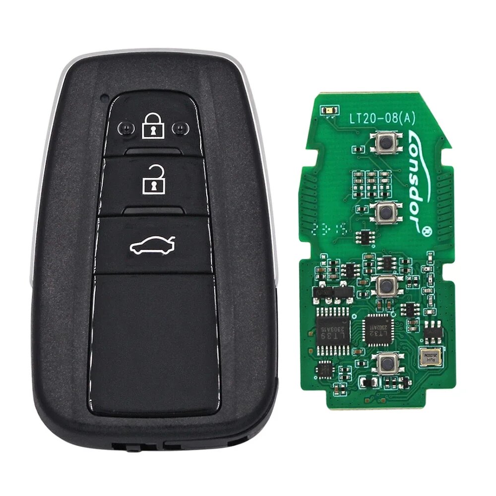 Универсальный смарт-ключ Lonsdor LT20-08 08NJ 8A+4D для Toyota и Lexus, совместим с shell with PCB