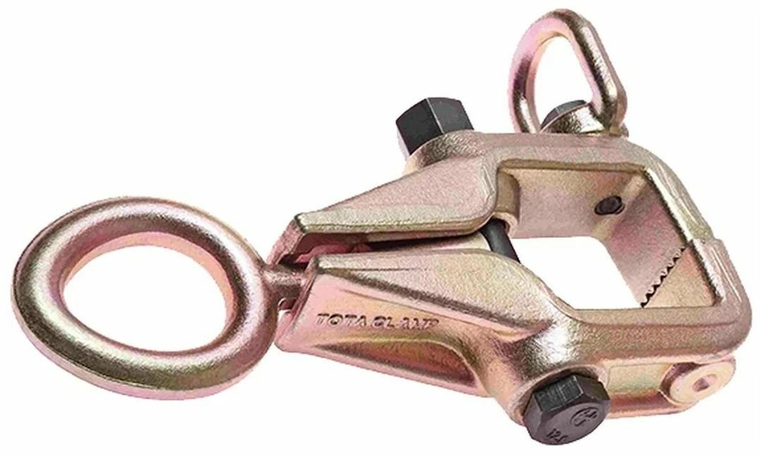 SIVER Зажим для кузовных работ с поднутрением и кронштейном для поперечной правки, 3т