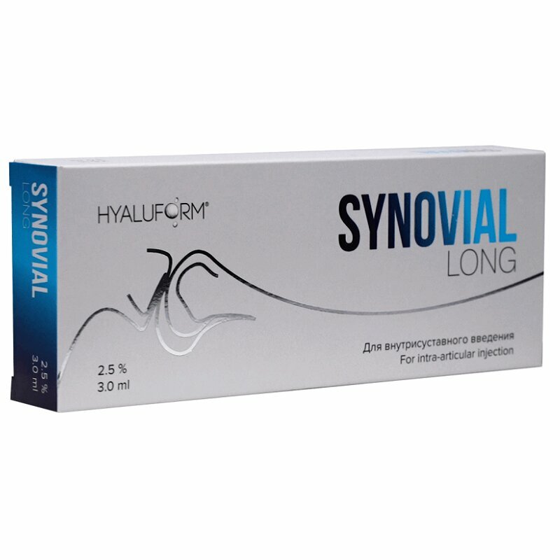 Гиалуформ 2,5-03 Синовиаль Лонг Гель В/Сустав. введ.2,5% Шпр.3Мл №1
