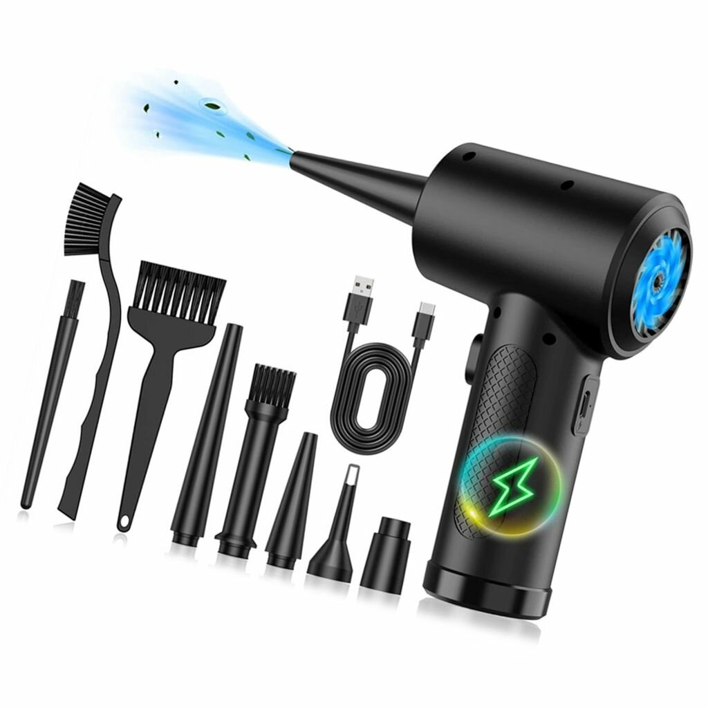 Пневматический пылесос со сжатым перезаряжаемым воздухом 50000 оборотов в минуту