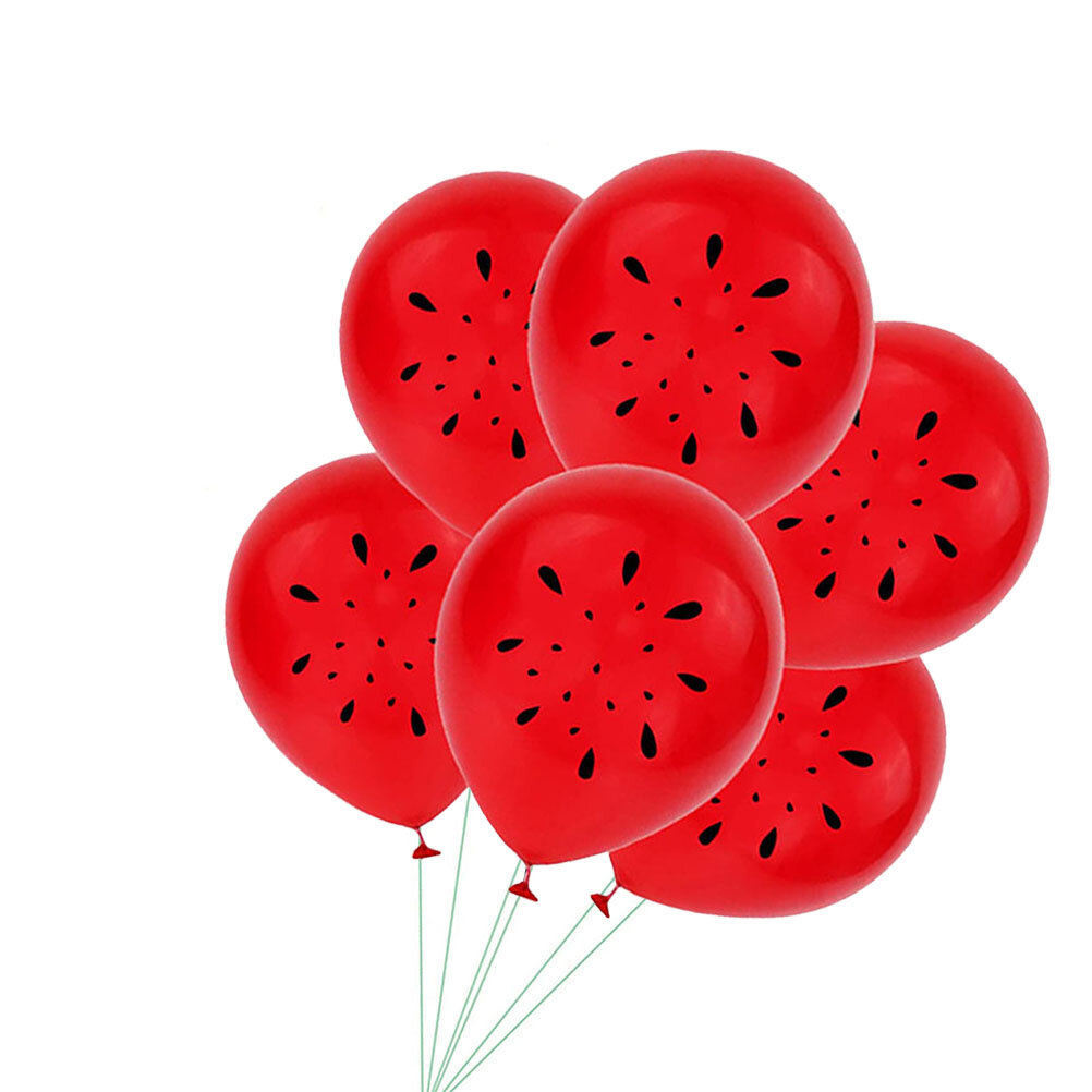 Арбузные украшения для вечеринки, набор воздушных шаров для летней вечеринки, латексные арбузные шары для летней свадьбы, детского душа, дня рождения, вечеринки, принадлежности