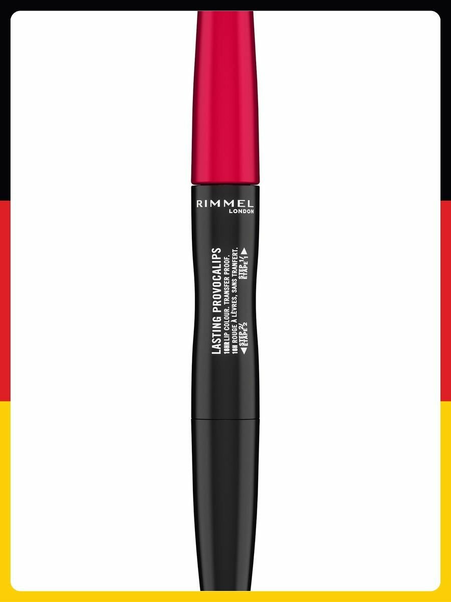 Губная помада Rimmel Lasting Provocalips Lipstick 500 Kiss the town red
