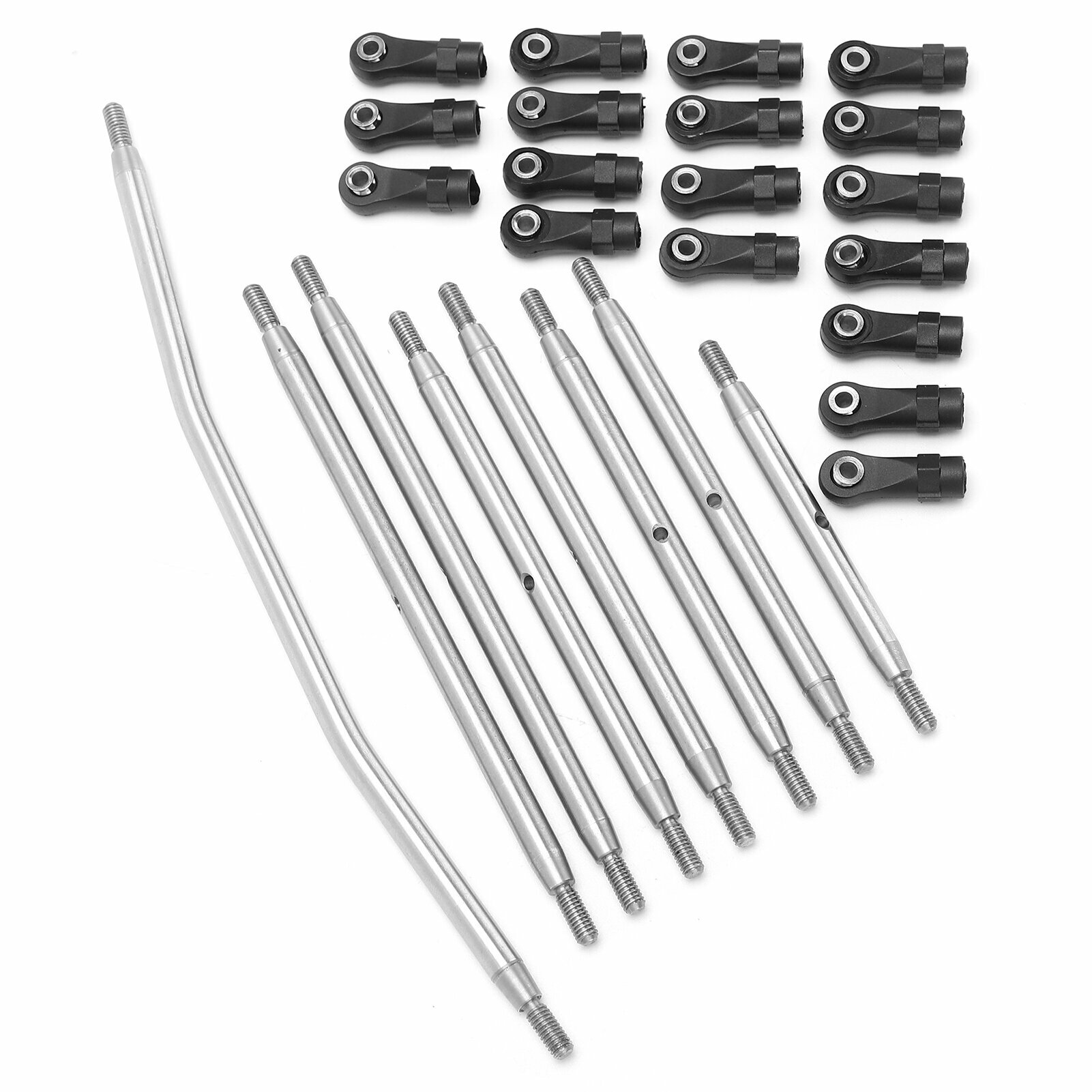 Металлический рулевой механизм, шатун, рычаг заднего ножа, регулировка высоты и положения для модернизации радиоуправляемой машины Axial RBX10 Ryft, прочный