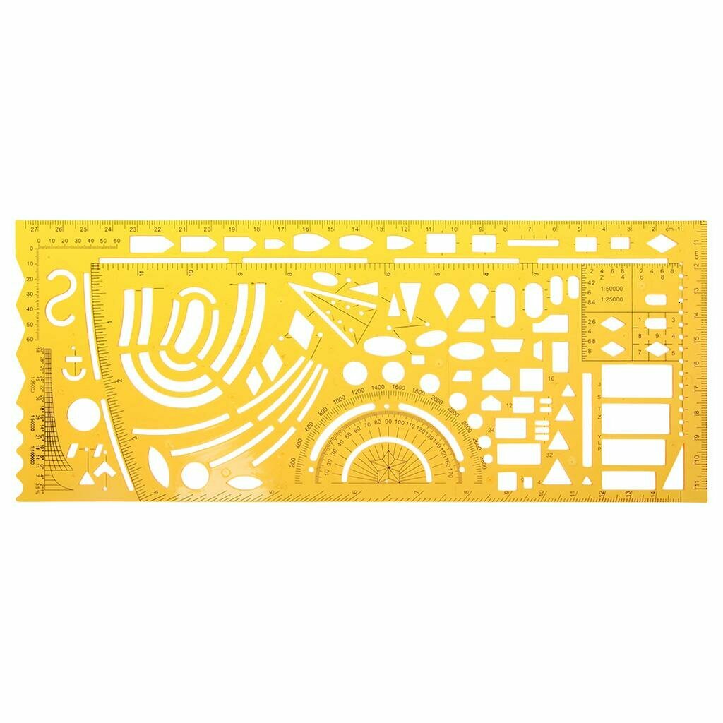 Шаблон для черчения K-Resin, Белый