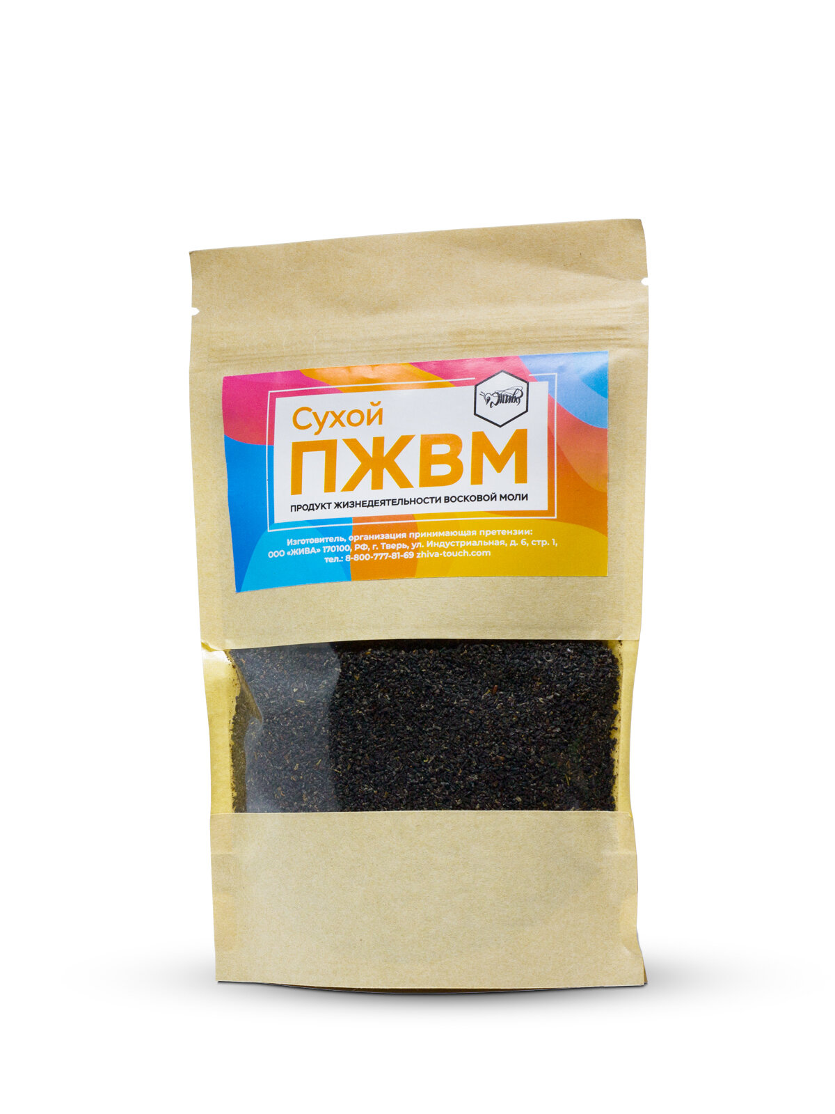 Сухой пжвм (продукт жизнедеятельности восковой моли) 100 г.