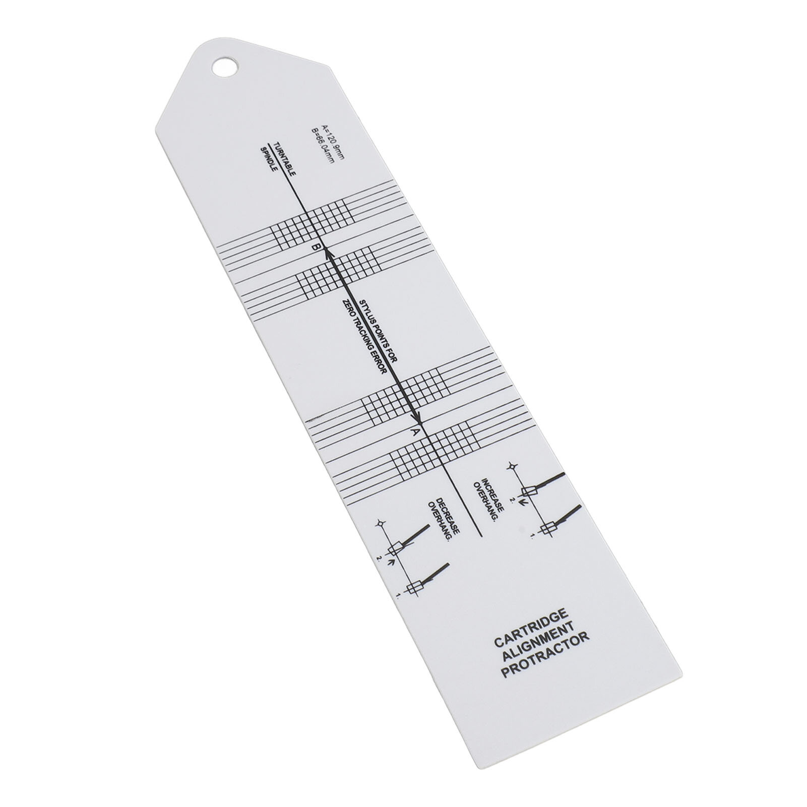 Транспортир для выравнивания картриджа проигрывателя виниловых пластинок, инструмент для калибровки и настройки, аксессуары для фонографа, прецизионные измерения