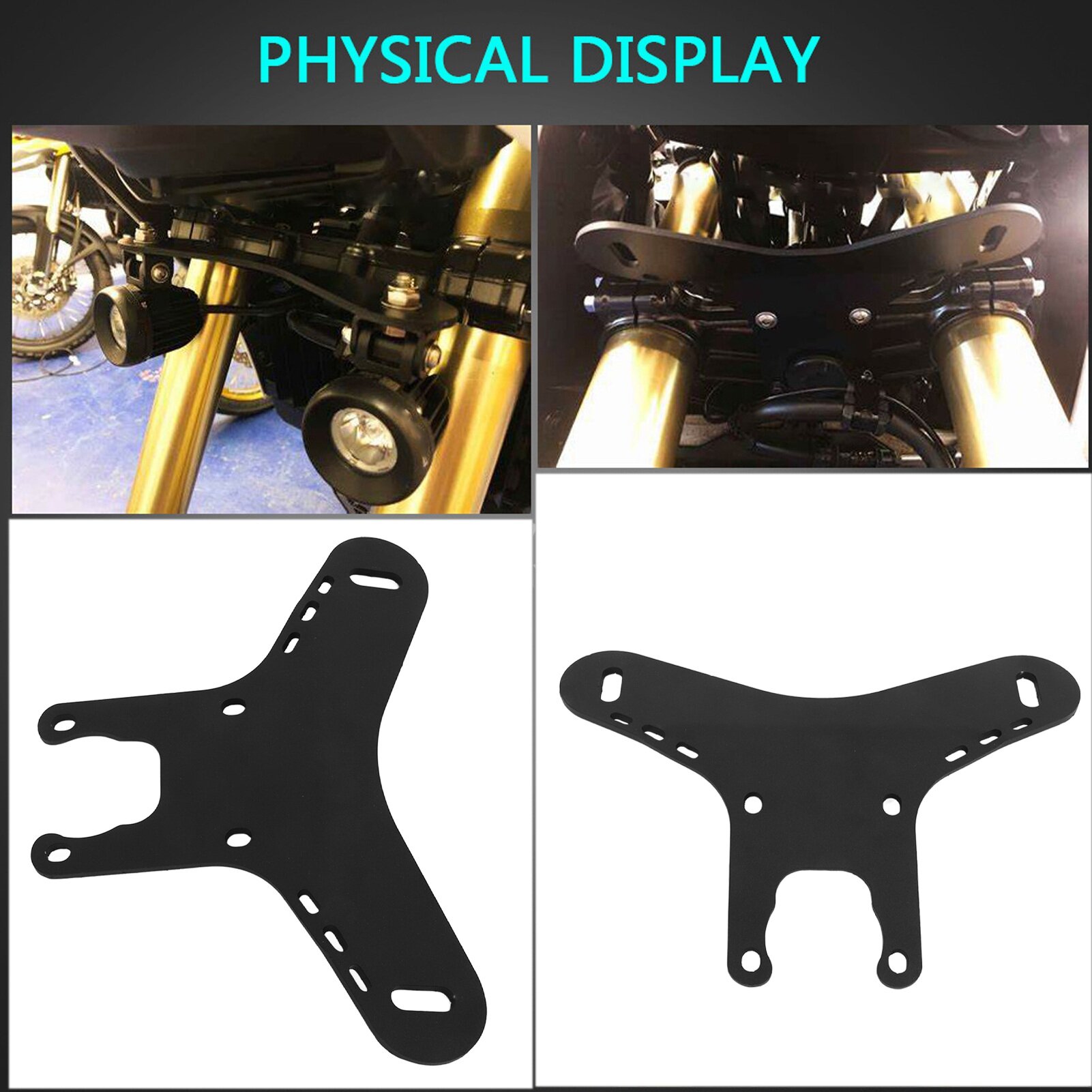 Держатель противотуманных фар для мотоцикла, алюминиевый кронштейн для крепления фары для Tenere 700 World Raid Rallye Edition
