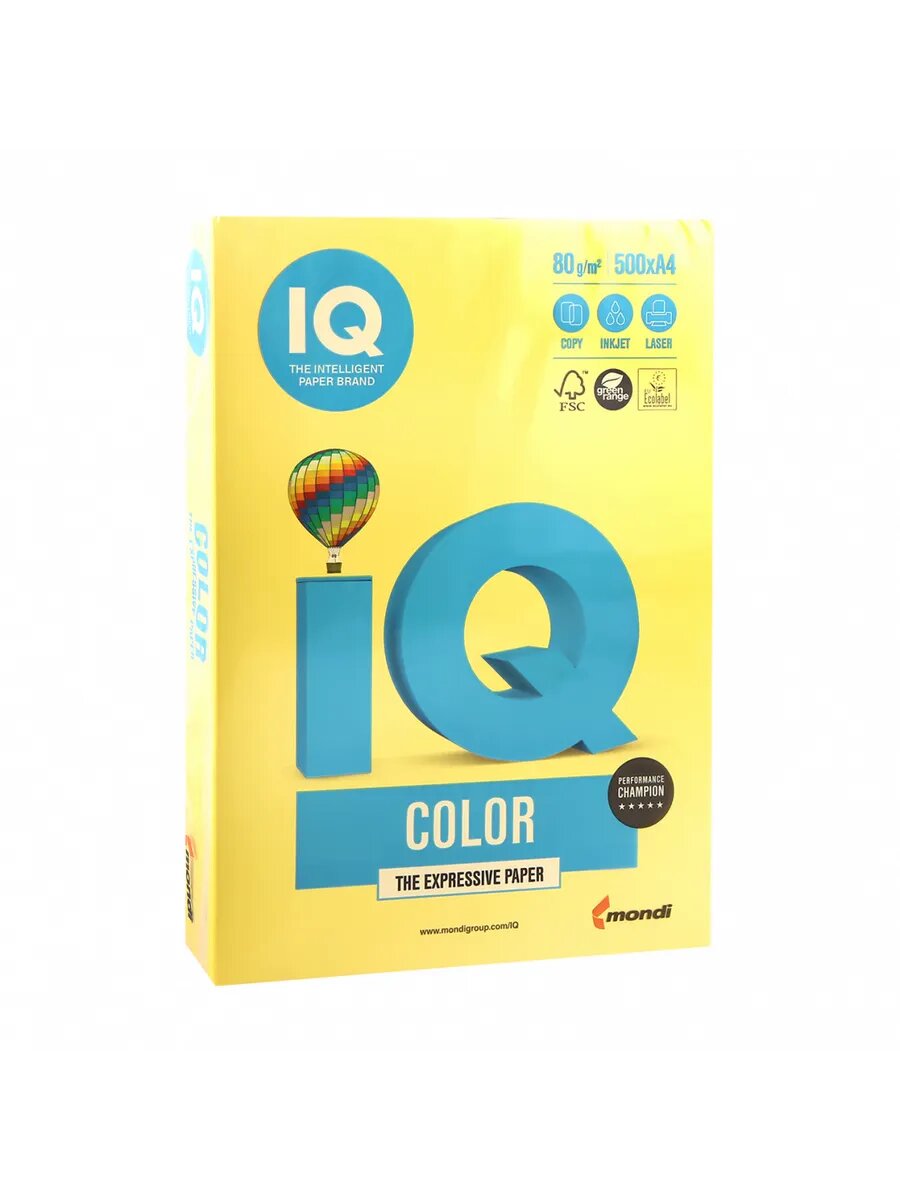 Бумага цветная для принтера А4 500 листов