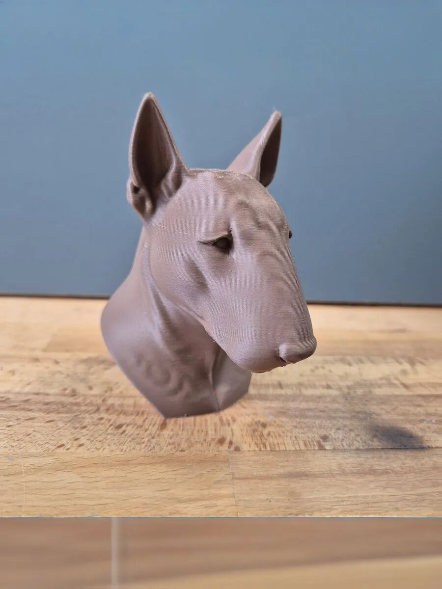 Собака Бультерьер (10см, цвет см. описание) Верный друг