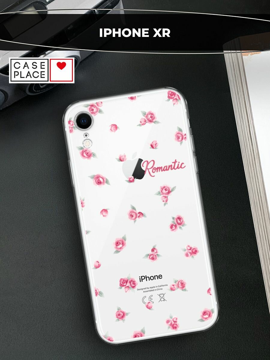 Чехол на Apple iPhone XR / Айфон XR с принтом "Romantic 2", прозрачный