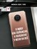 Чехол на Nokia X20/X10 / Нокиа Х20/Х10 с принтом "Живу как положено", прозрачный