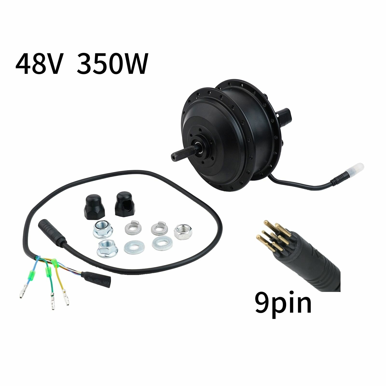 Двигатель заднего колеса электрического велосипеда 48V350W