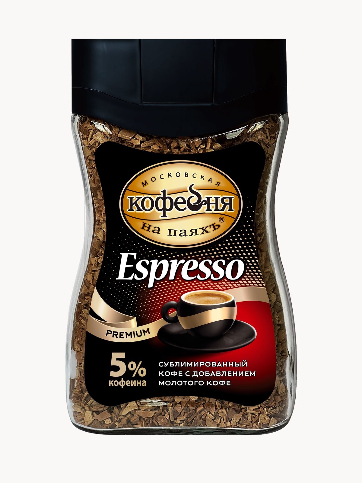 Кофе растворимый Московская Кофейня на Паяхъ Espresso, банка, 95 г