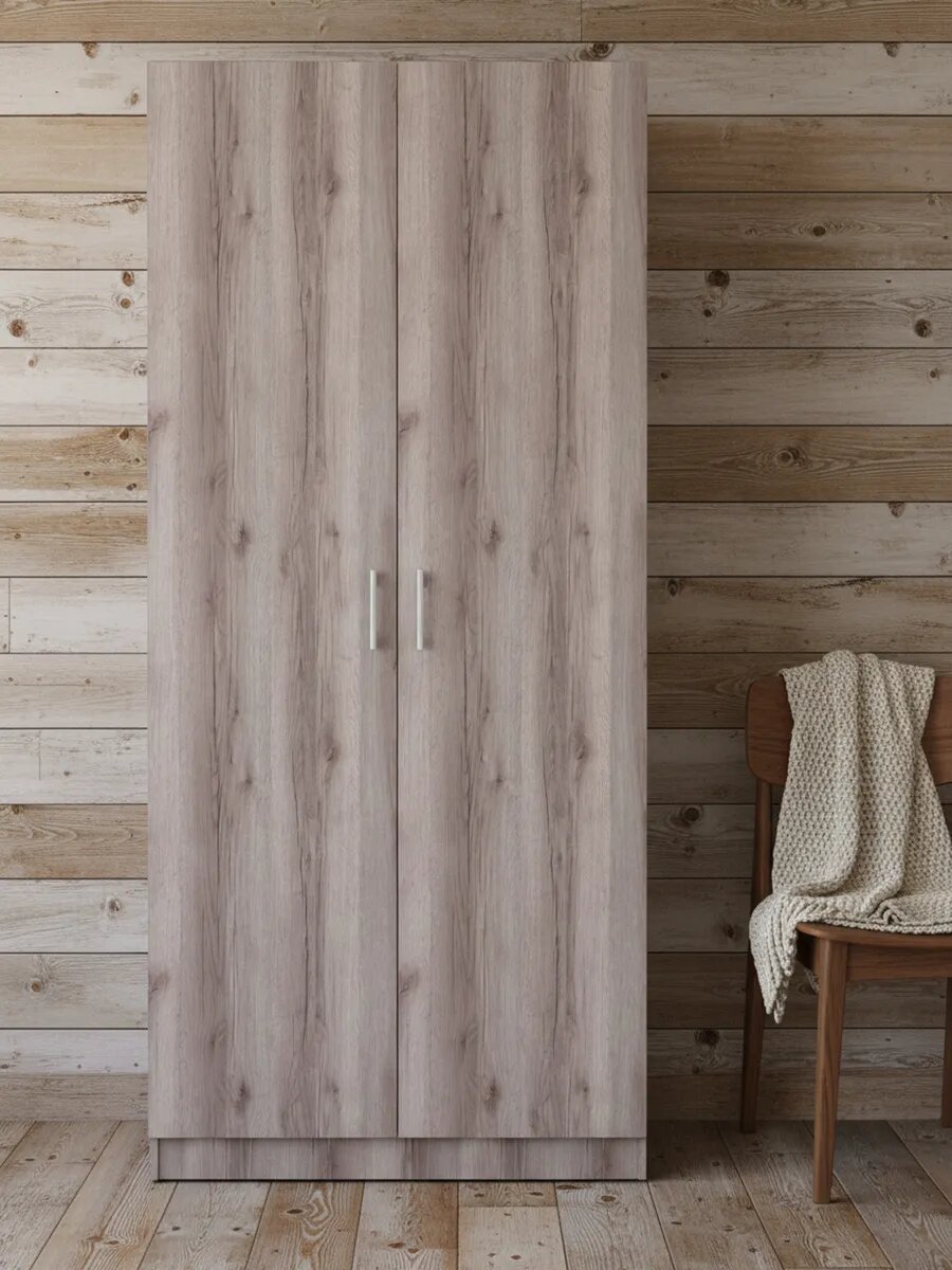 Для одежды шкаф FRESTER распашной деревянный с полками, от производителя