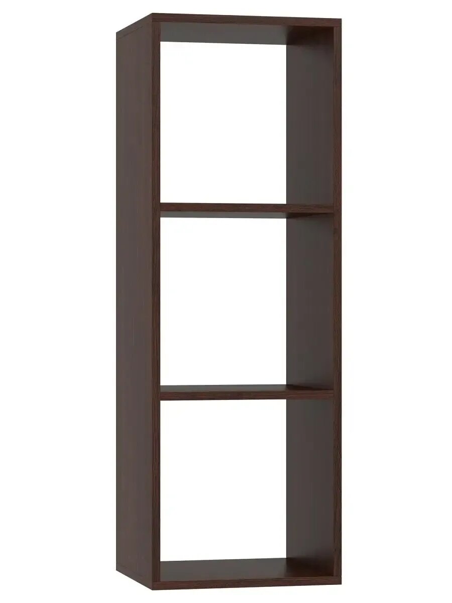 Стеллаж KVADRO NOVO деревянный напольный для игрушек книг венге, от производителя