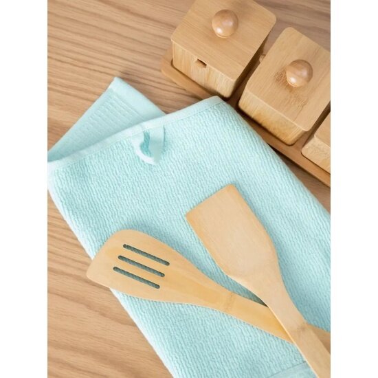 Набор кухонных полотенец Василиса Лофт 3-30х60 мята