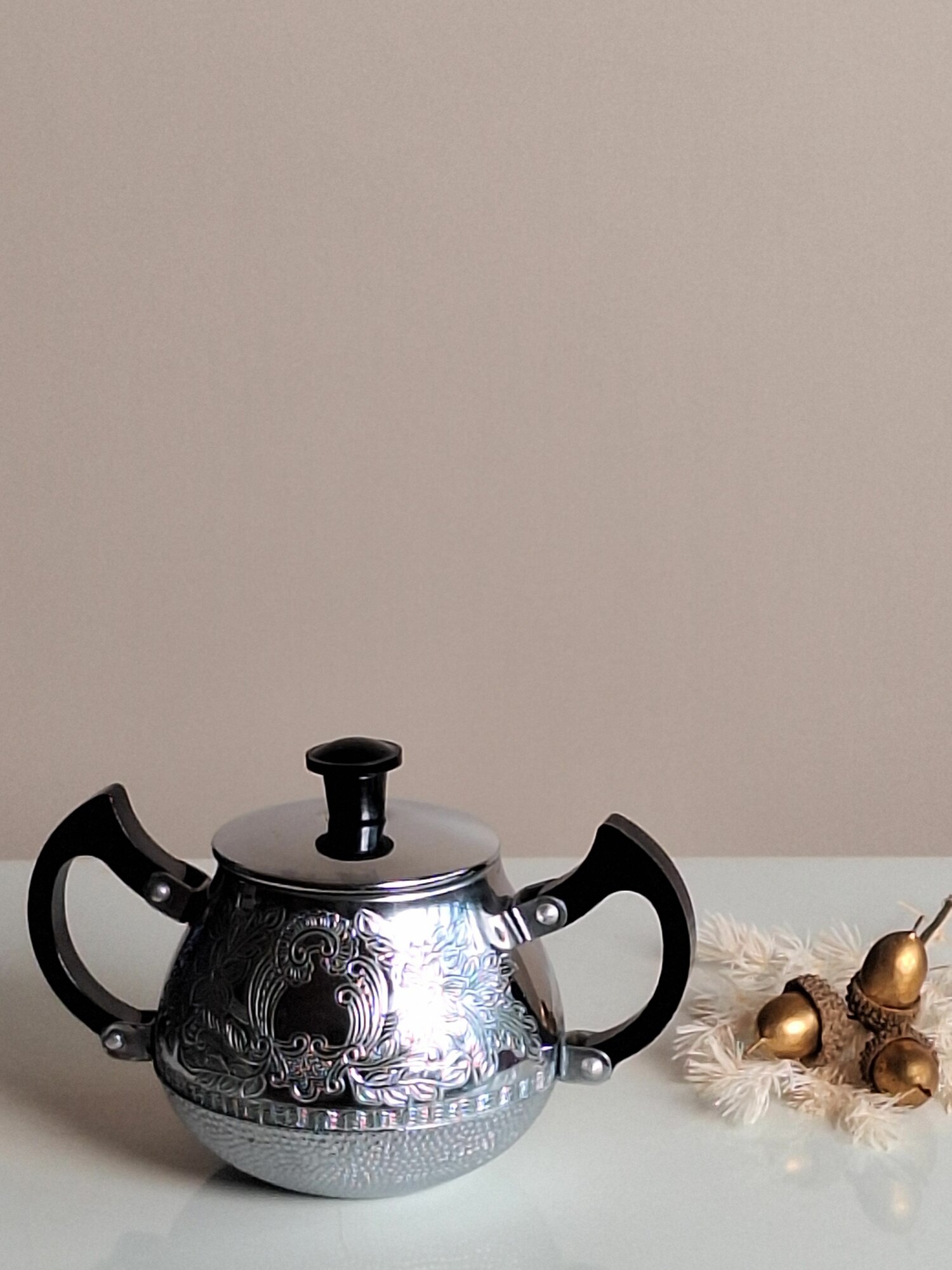 Сахарница металлическая советская ПО Стрела СССР