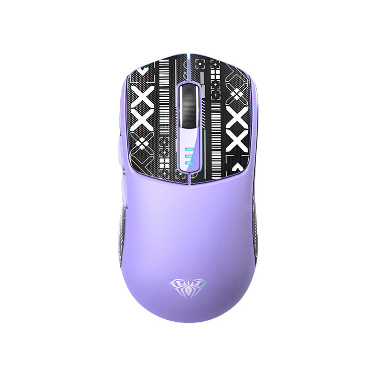 Игровая мышь AULA sc580 purple, фиолетовая, высокая точность сенсора